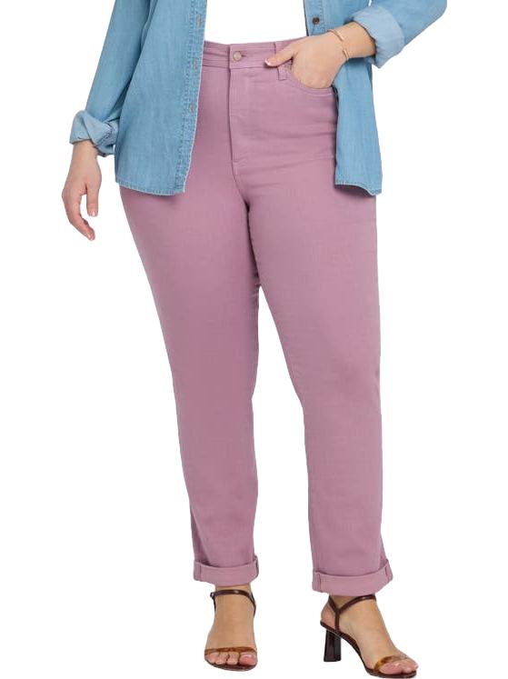 NYDJ Marilyn Triple Stitch High Waist Straight Leg Jeans